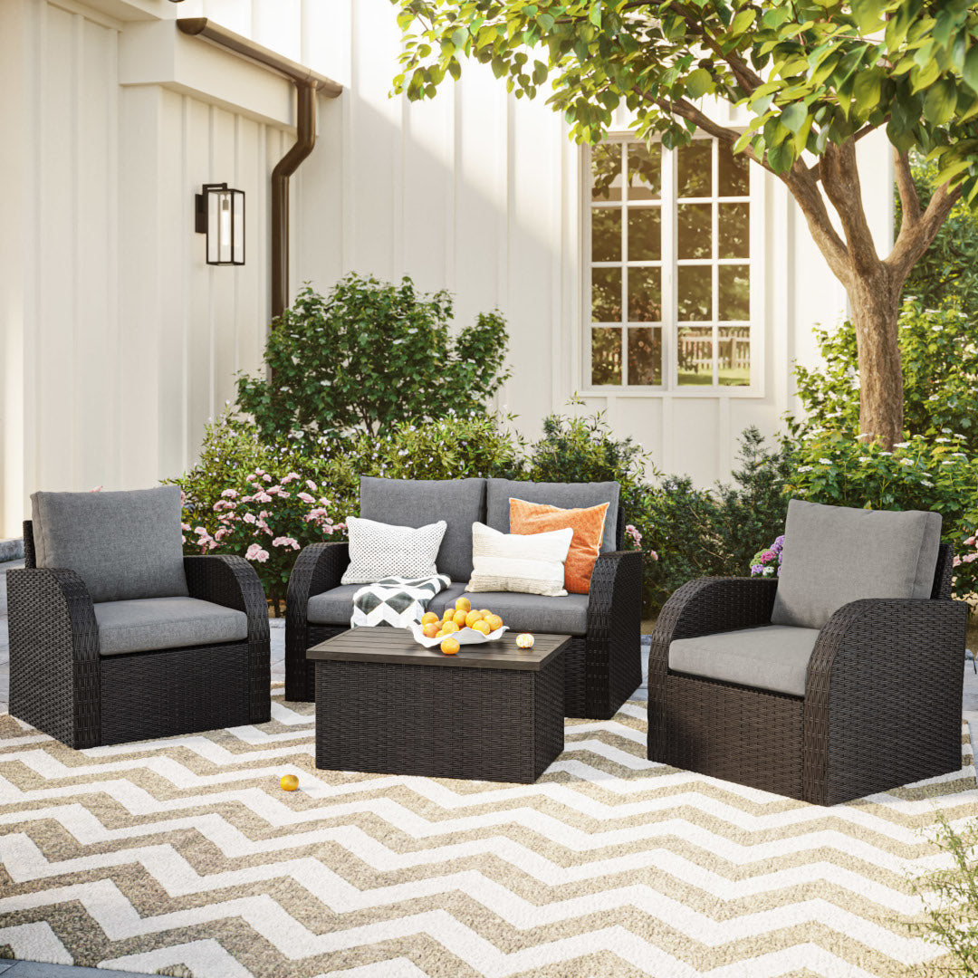 Patio Conversation Sets | Outdoor Seating – CorLiving Furniture Canada